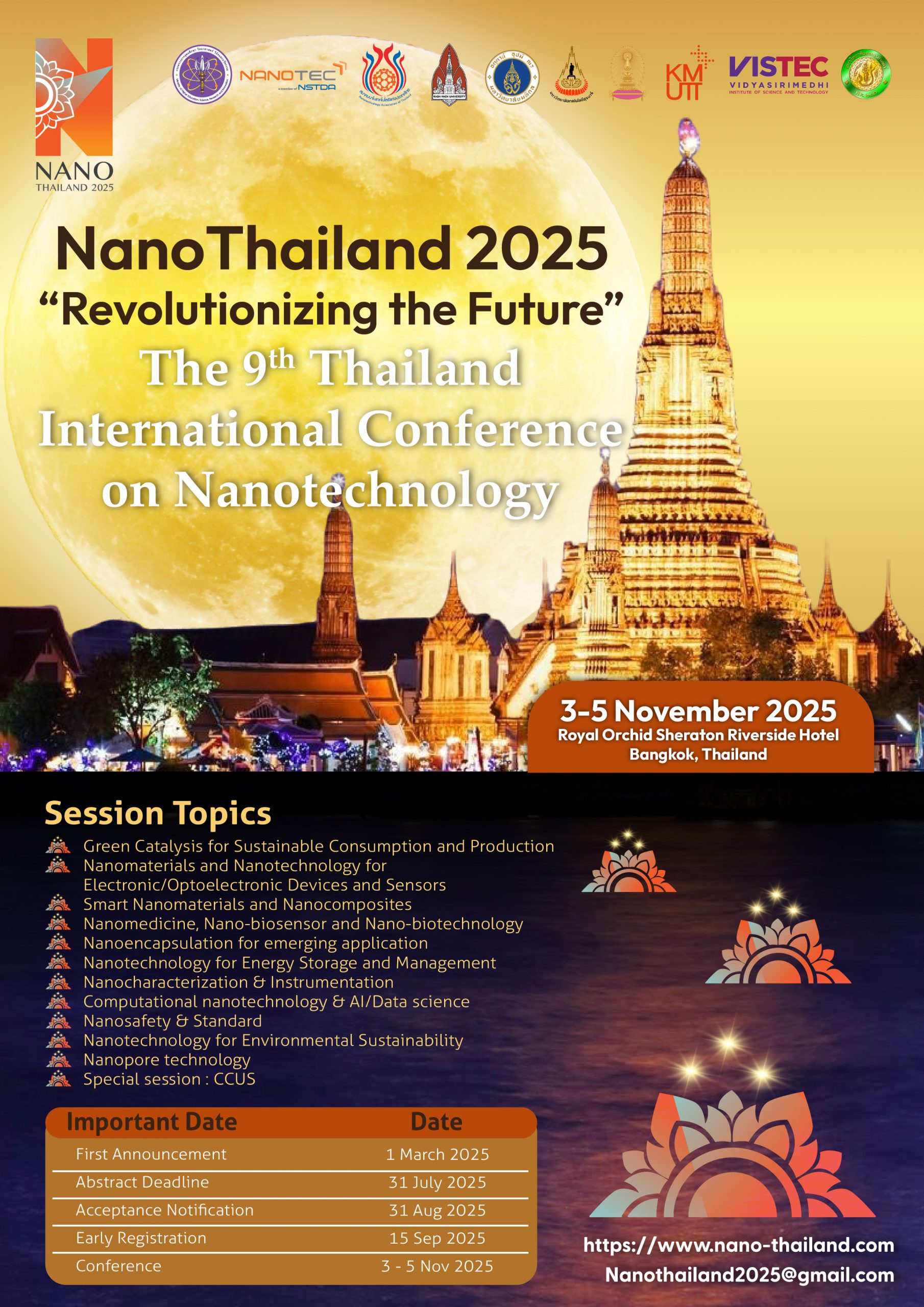Program – NanoThailand 2025